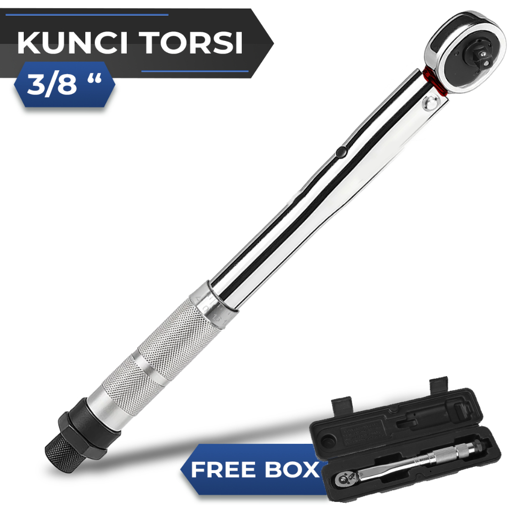 Allefix Tourque Moment Torque Wrench Two Way Preset Torque Wrench 3/8 ...