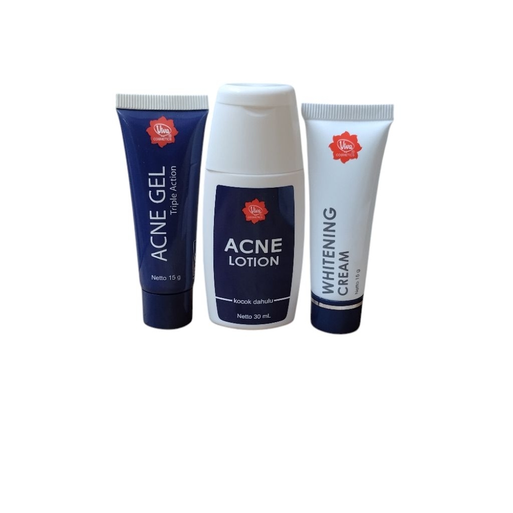 Viva Cosmetics Kit Anti Acne and Black Spots | Acne Gel Triple Action ...