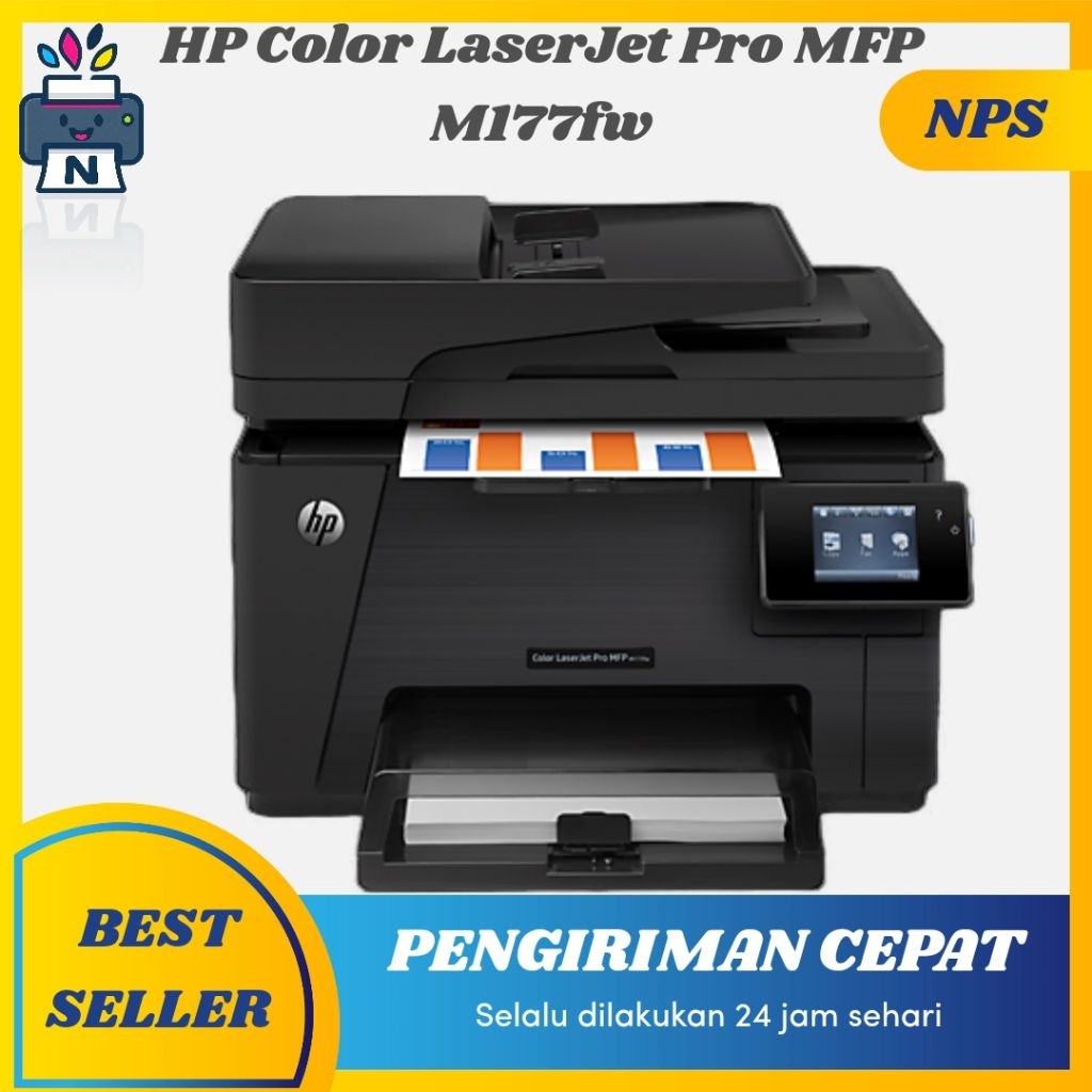 Hp Color LaserJet Pro MFP M177fw Photocopy Color Printer Can Be ...