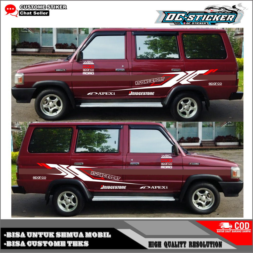 Kijang Sport Car Sticker Kijang Super Body Sticker Kijang Super Sticker ...
