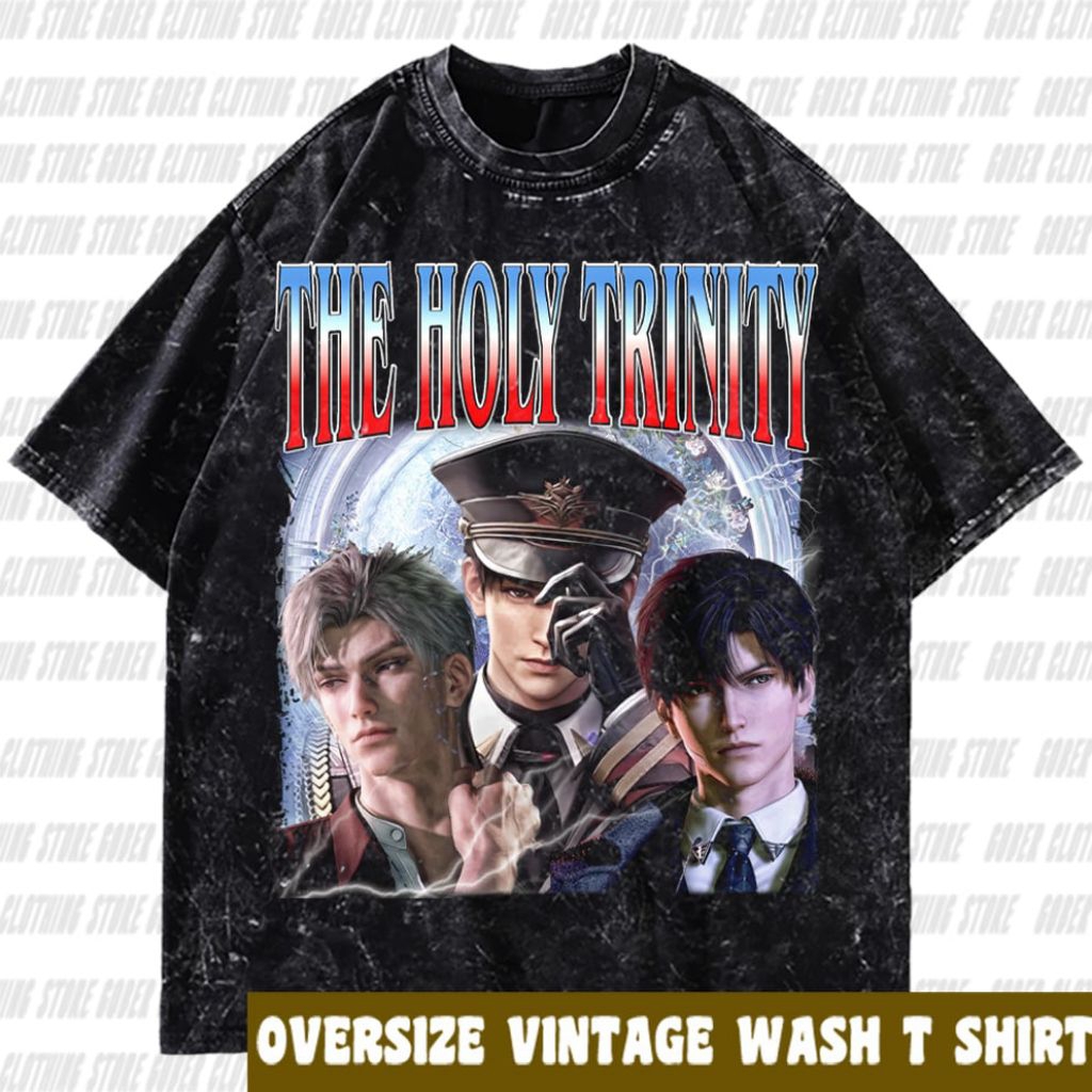 The Holy Trinity Love and Deepspace Vintage Style Shirt | Shopee Malaysia