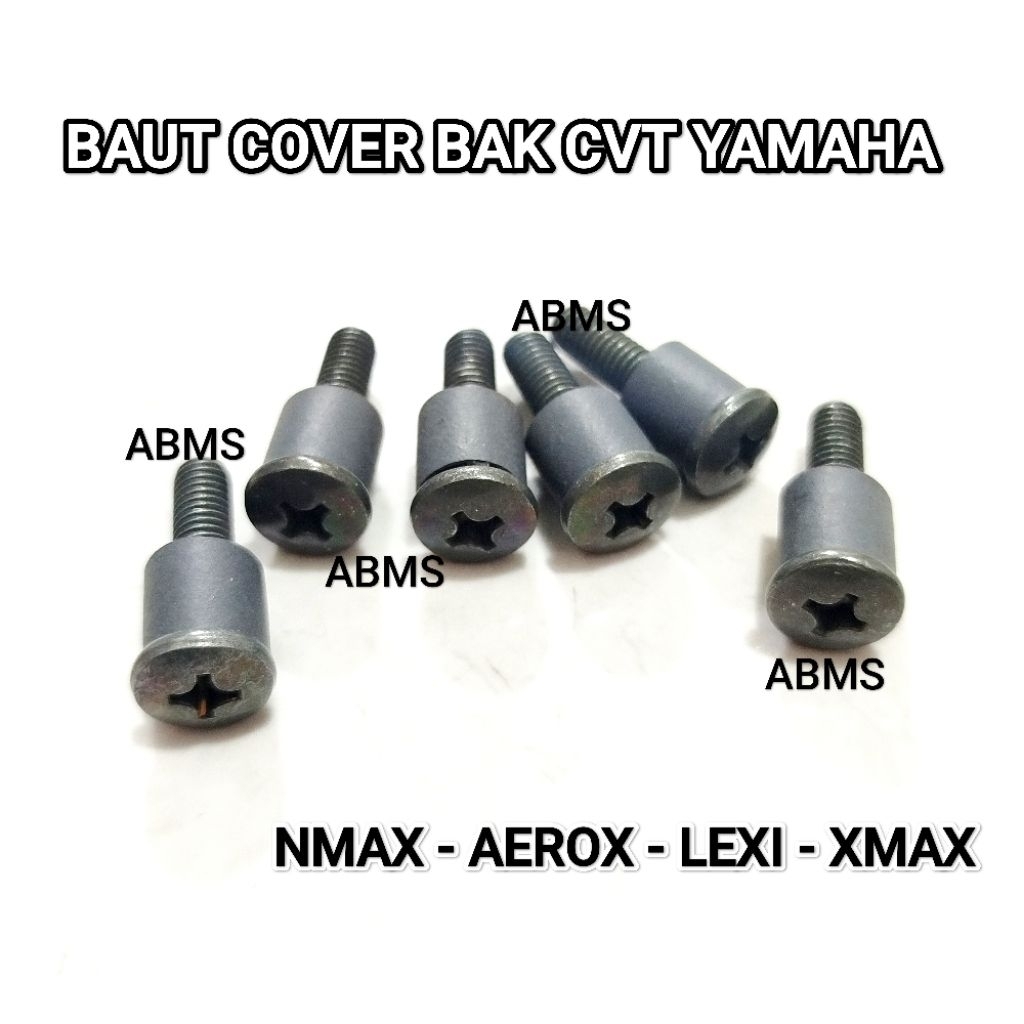 YAMAHA LEXI NMAX AEROX XMAX CVT TUB COVER BOLT YAMAHA CVT TUB COVER ...