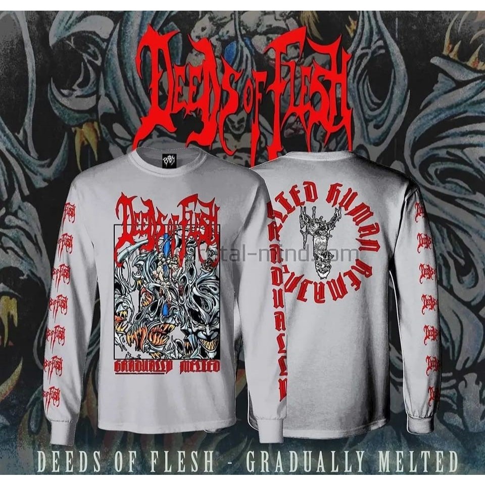 ORIGINAL LONGSLEEVE DEEDS OF FLESH – Gradually Melted (Misty) | Shopee ...
