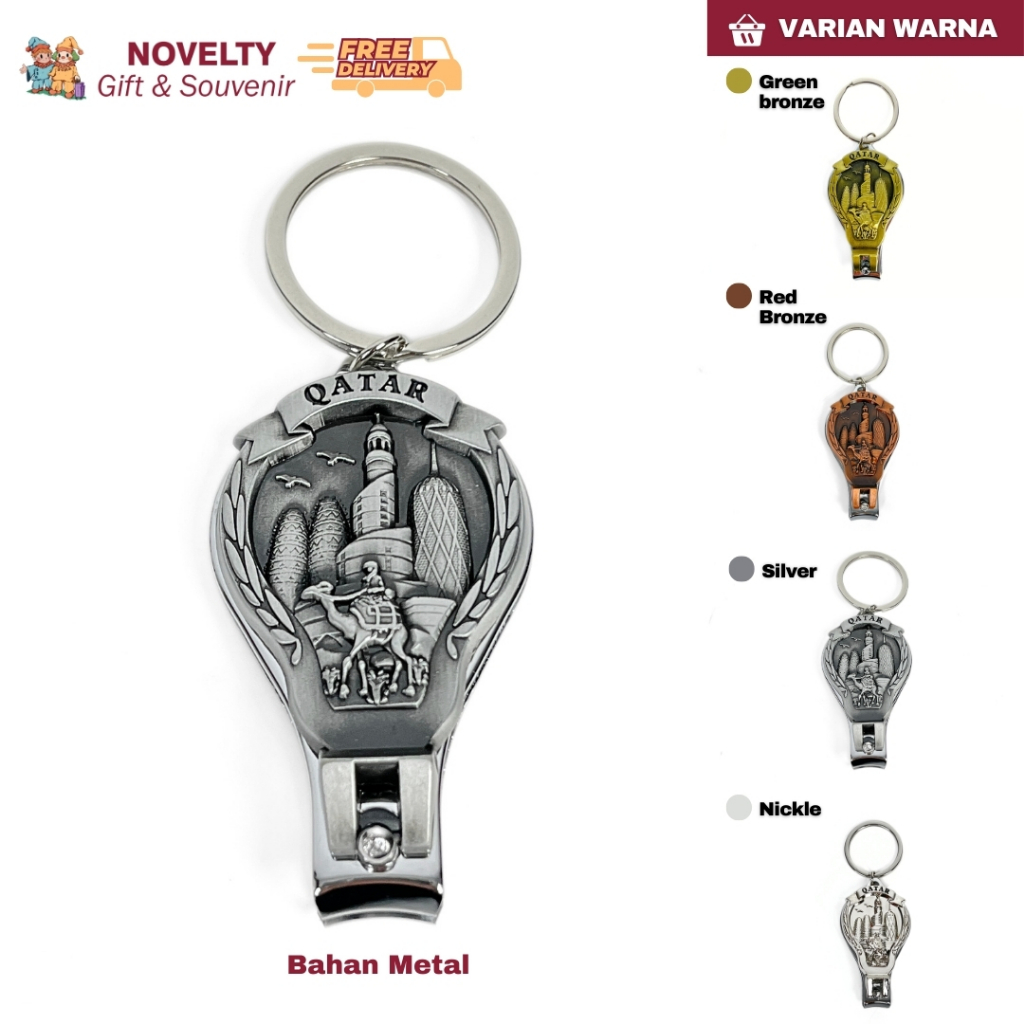 GANTUNGAN Qatar nail clipper key chain souvenirs from Middle Eastern ...