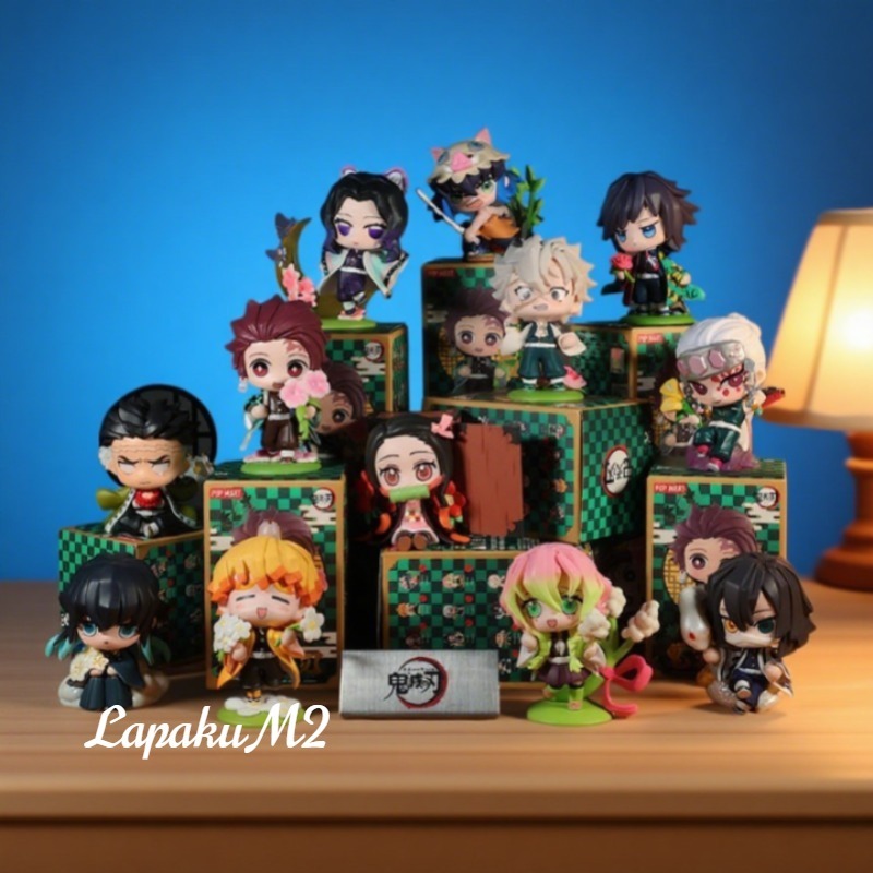 Authentic Demon Slayer Birth flower Series Action Figure BLIND BOX ...