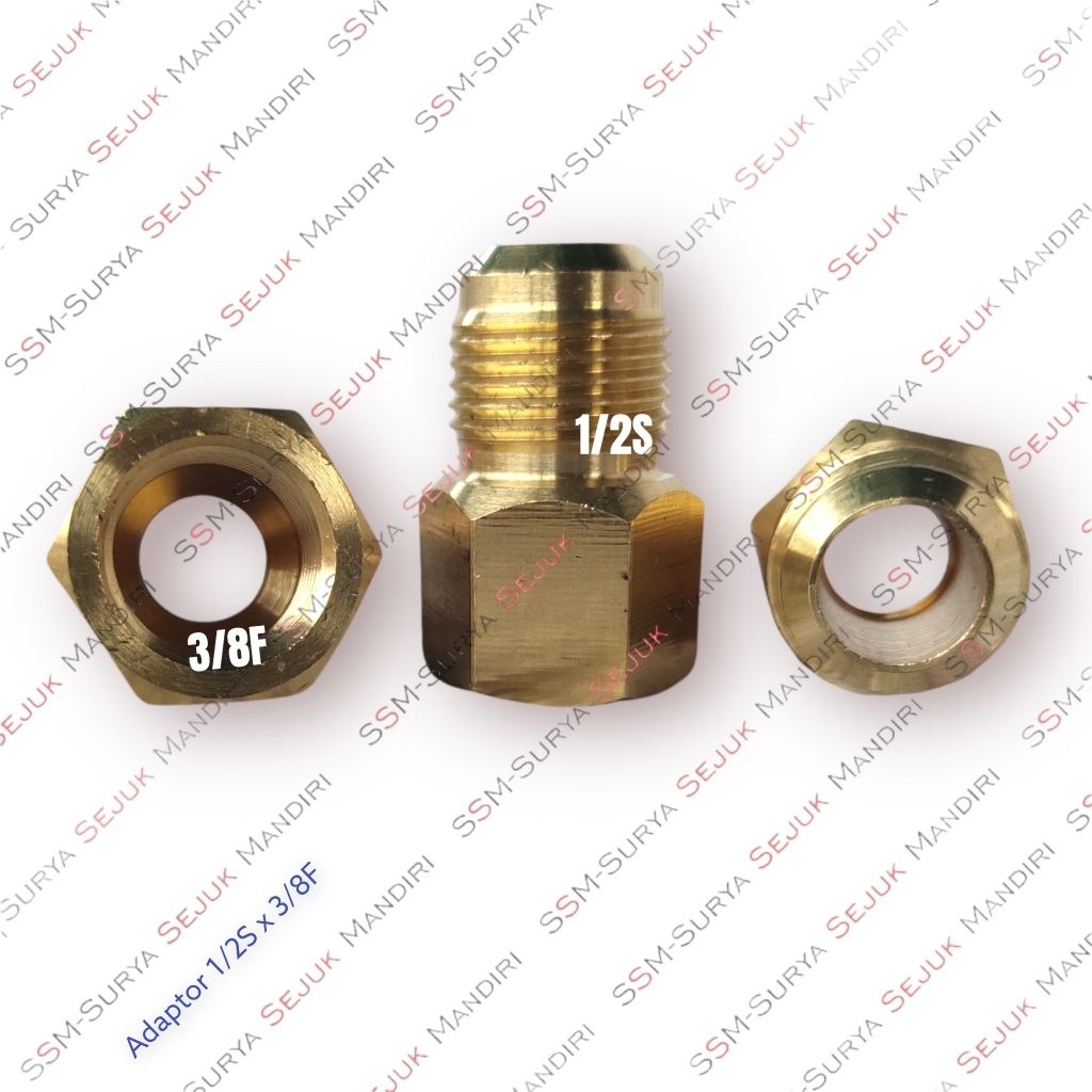 Nepal Reducer Brass 1/2s X 3/8F | Shopee Malaysia