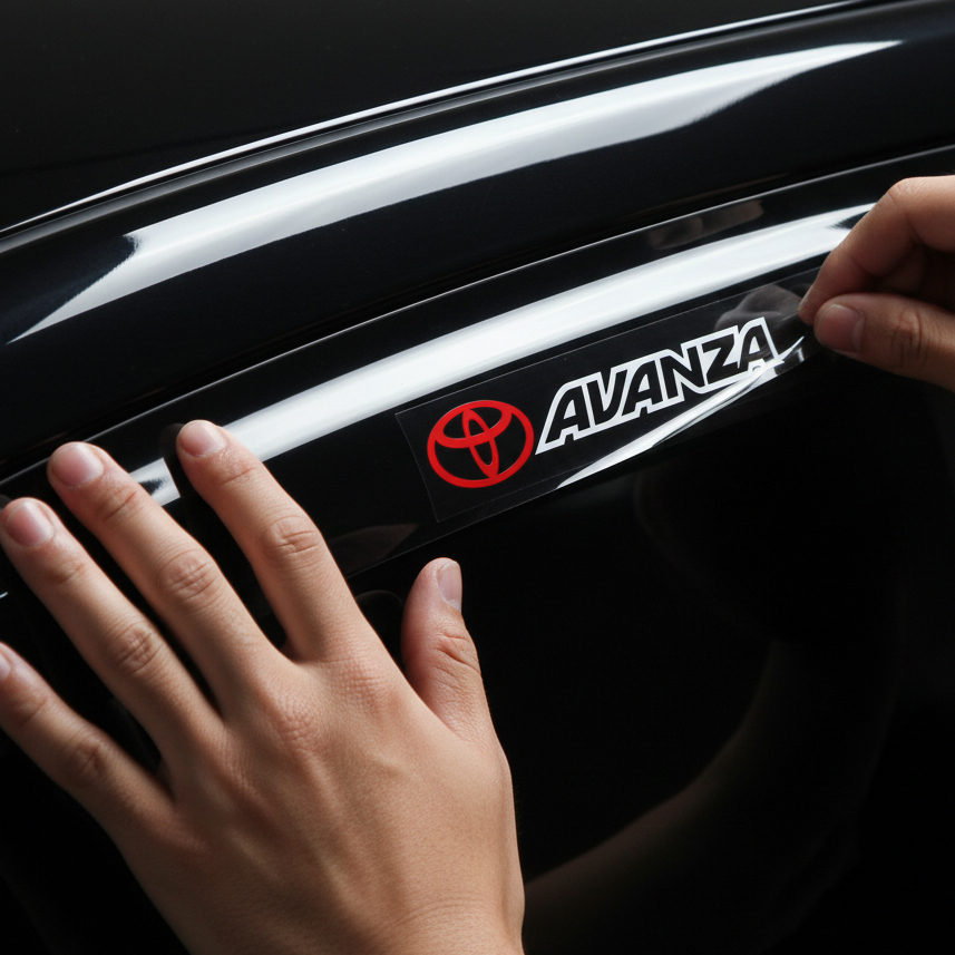 Toyota Avanza Gutter Variation Stickers, 2 Cutting Stickers | Shopee ...