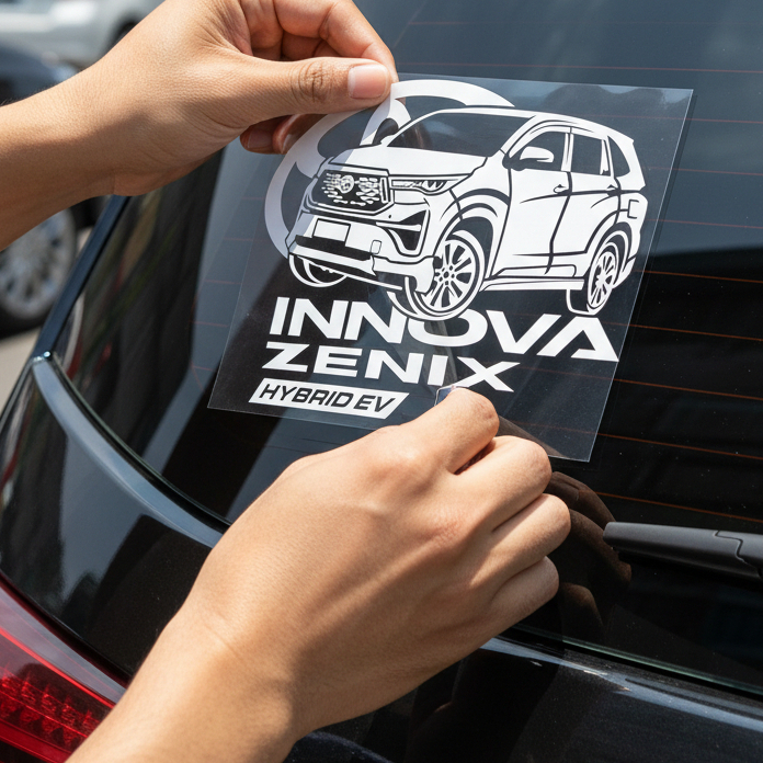 Toyota Innova Zenix Hybrid Ev Car Stickers | Shopee Malaysia