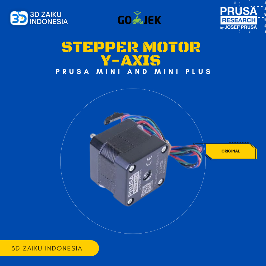 Original Prusa Stepper Motor Y-Axis for Prusa Mini and Mini Plus ...