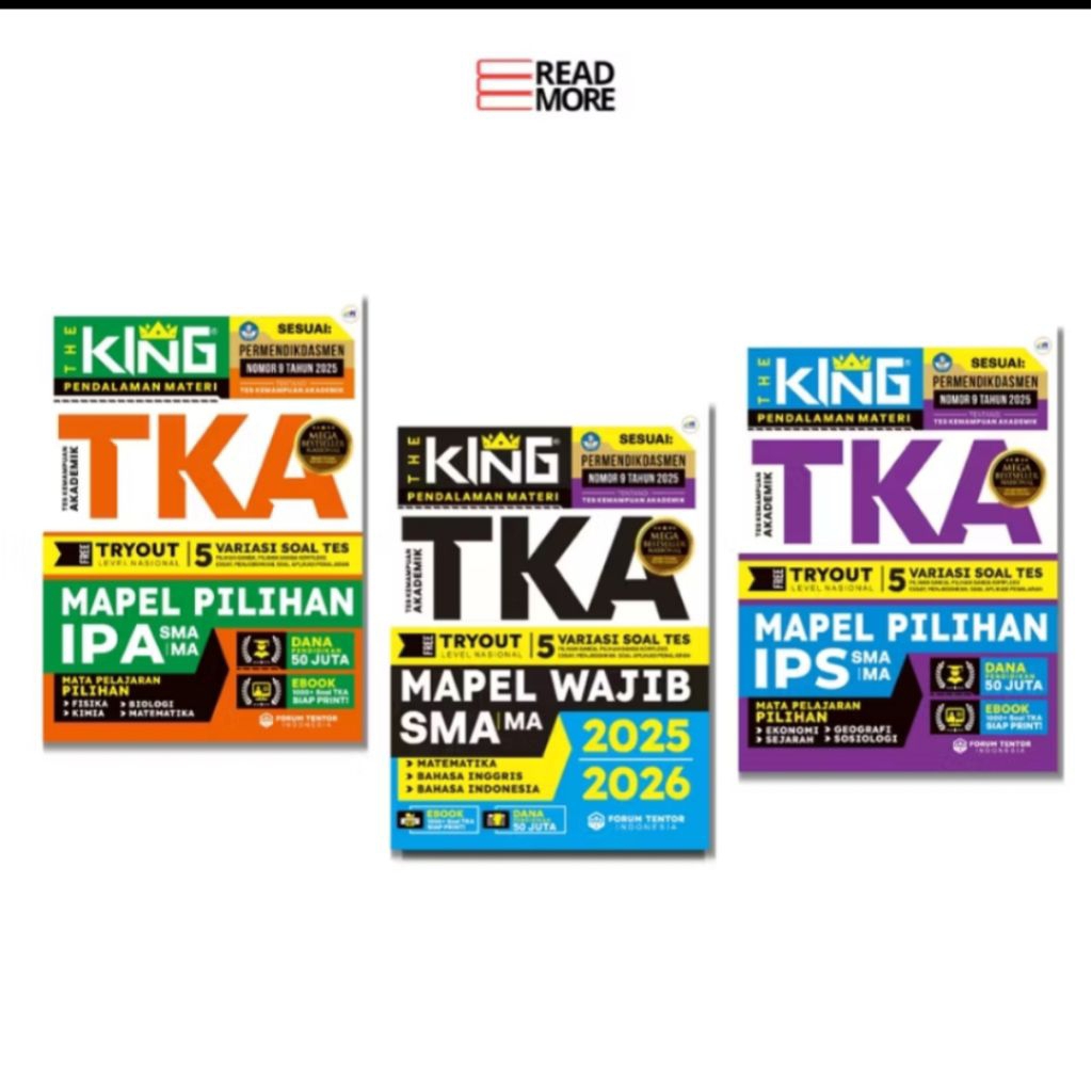 TKA SMA MA SMK The King Book Package Deeper Compulsory Subject and TKA ...