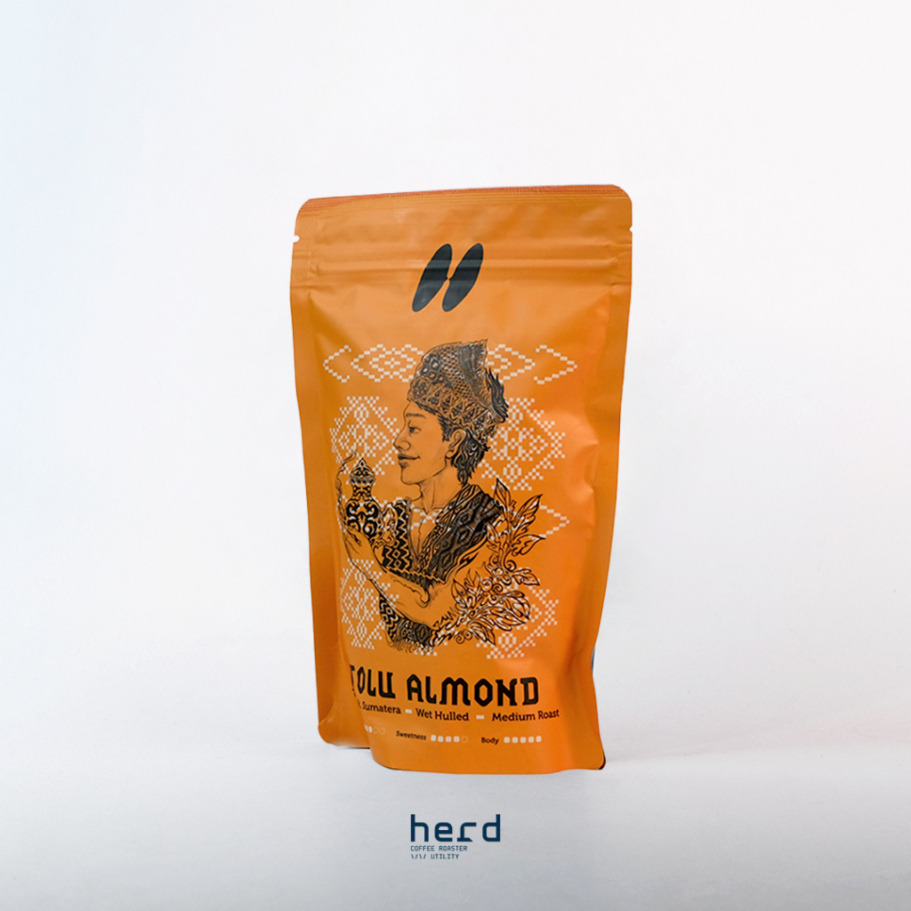 Herd Coffee Roaster Arabica Coffee Tolu Almond 150 Gram Single Origin ...