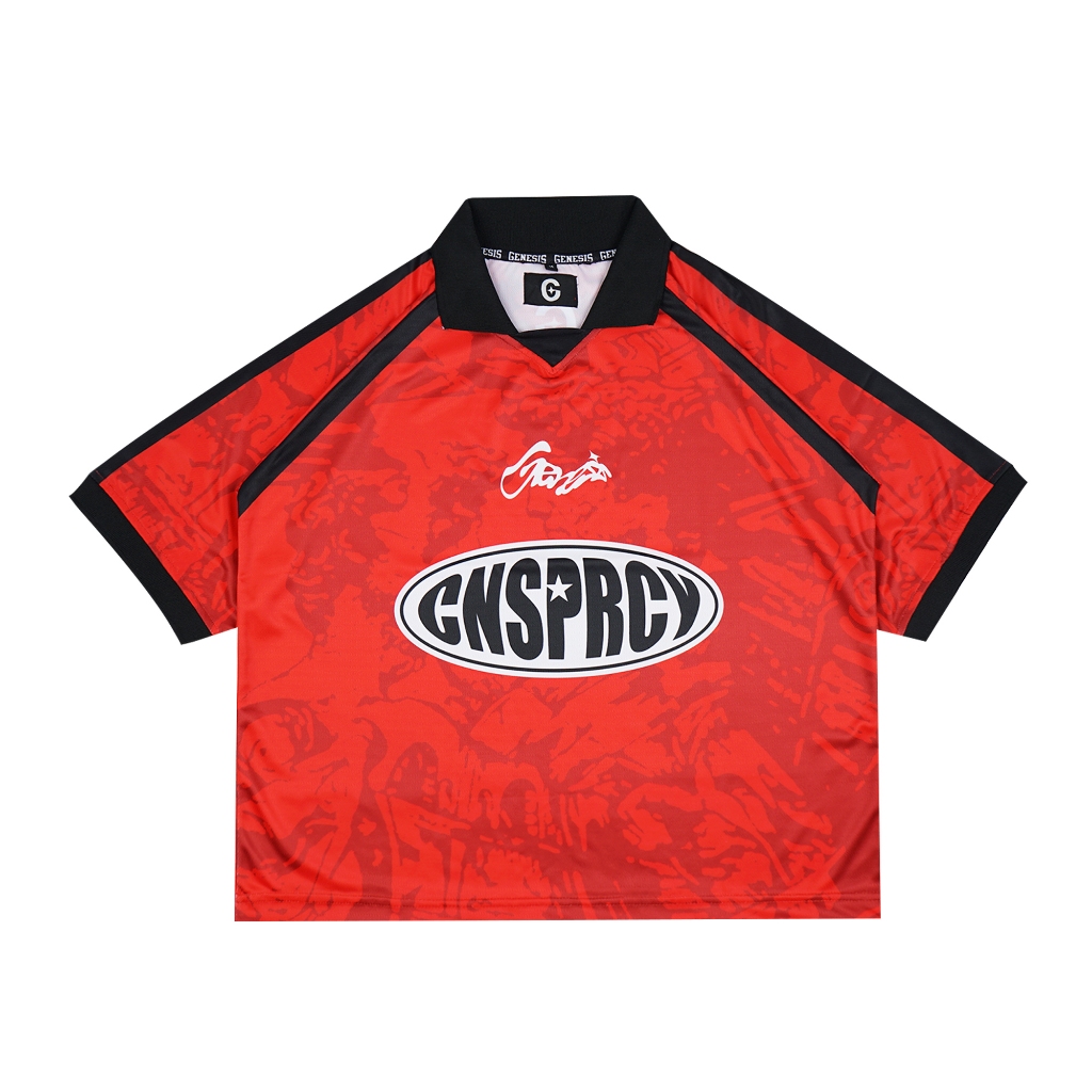 Genesis Conspiracy - Unisex RedF Boxy Oversized Jersey - Streetwear ...