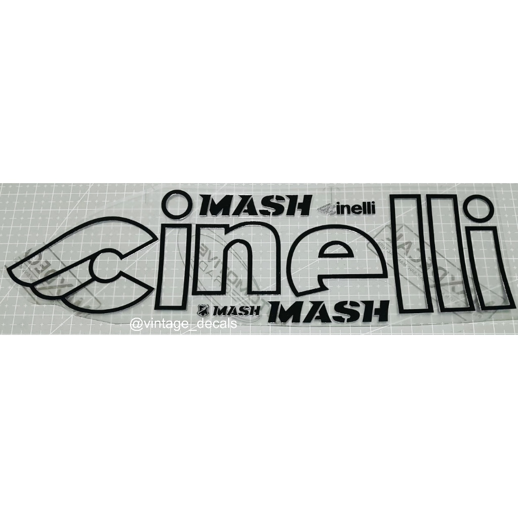 Decals replacement mash cinelli bullhorn handlebar motorcycle sticker ...