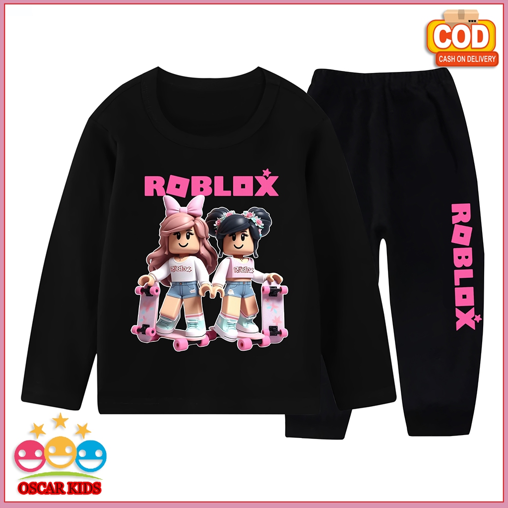 ROBLOX PREMIUM GIRLS' PAJAMA SET LONG SLEEVE LONG PANTS 3 YEARS - 10 ...
