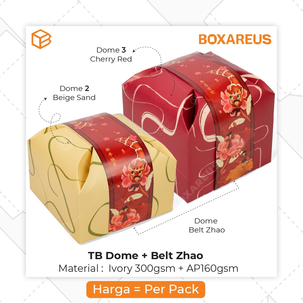 CNY Box Cookie Jar Chinese New Year Box Hampers Gift| TB Dome CNY ...