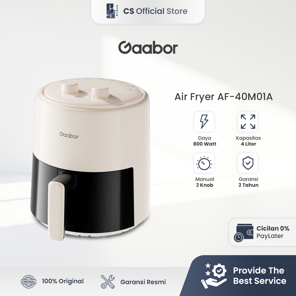 GAABOR Air Fryer 4 Liter Oil-Free Frying Low Watt Multifunction ...