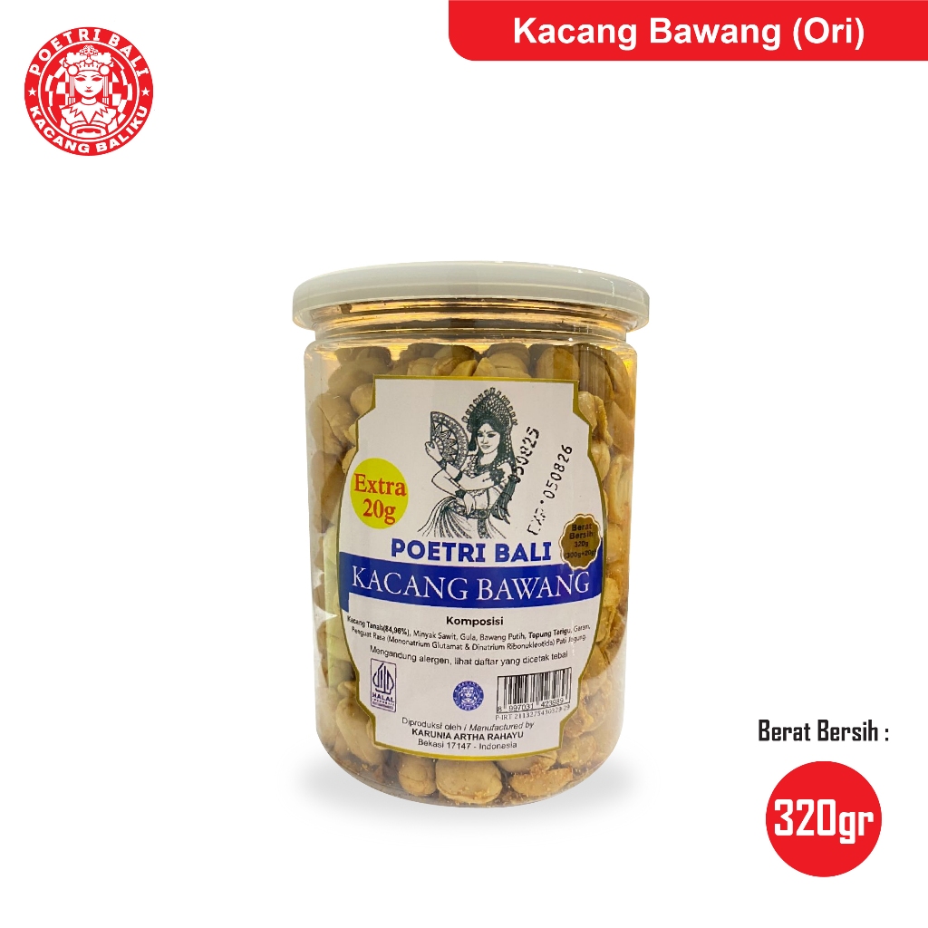 Poetri Bali Peanuts and Onions 300g+20g Jar | Shopee Malaysia