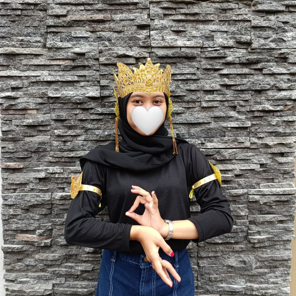 Manipuri Jamang Set / Dance Accessories Set / Srikandi Crown | Shopee ...