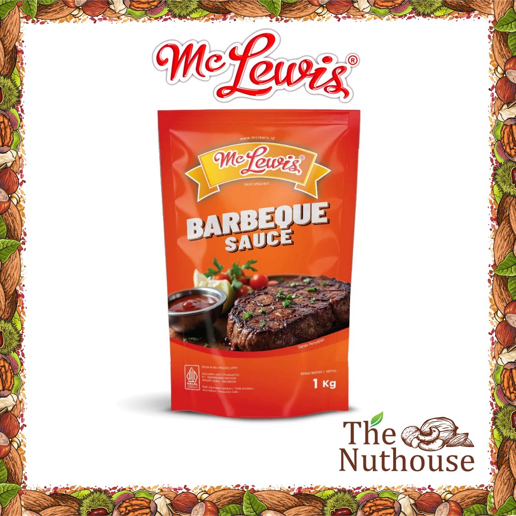 Mc Lewis Barbecue Sauce Pouch 1Kg / McLewis BBQ Sauce [HALAL] | Shopee ...