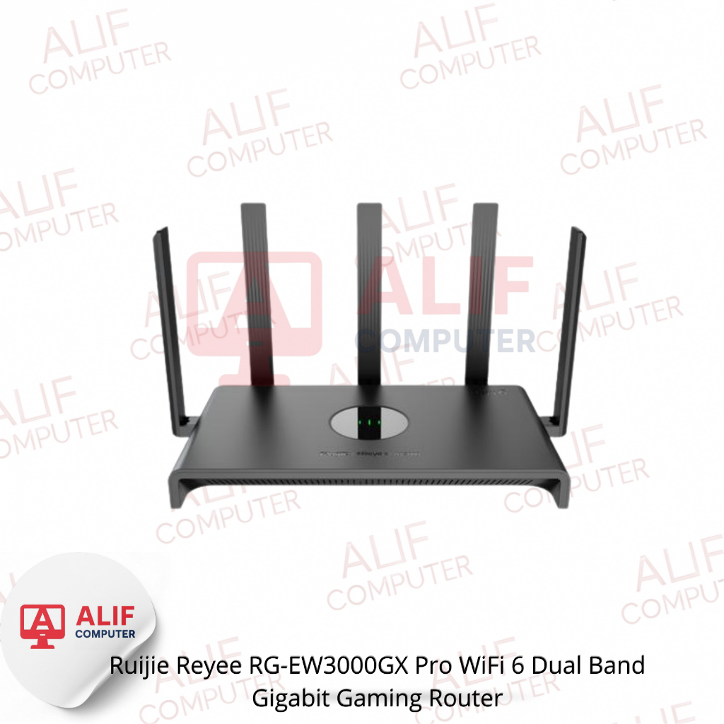 Ruijie Reyee RG-EW3000GX Pro WiFi 6 Dual Band Gigabit Gaming Router ...