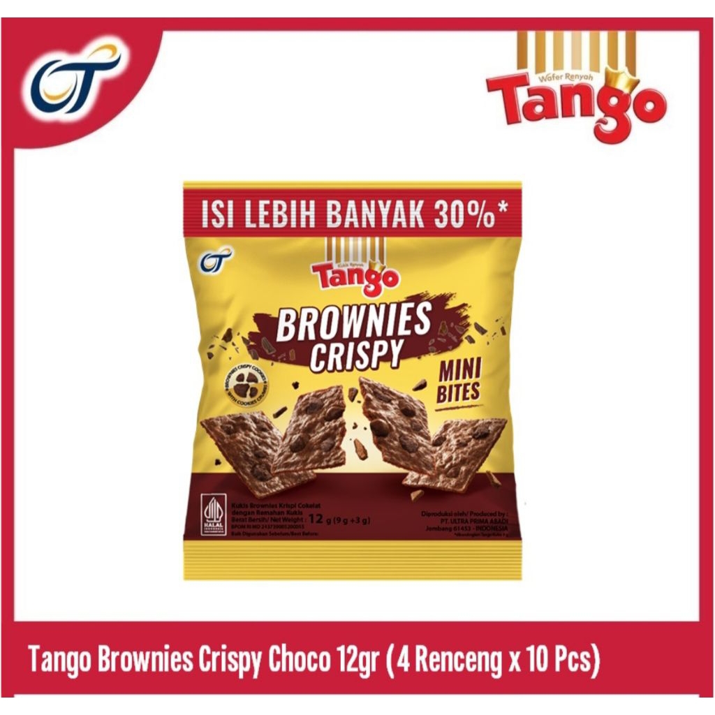 NEW..! VIRAL..! TANGO BROWNIES CRISPY CHOCO 12g per pack | Shopee Malaysia