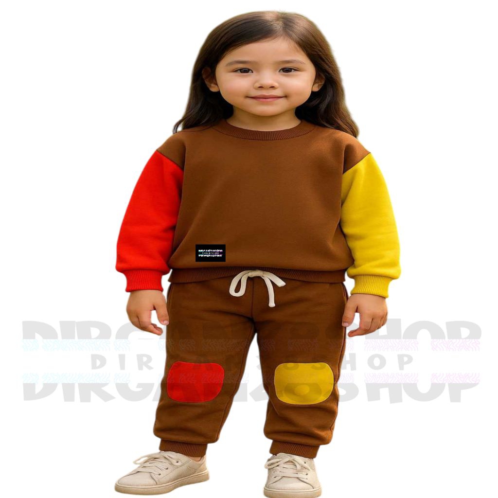 Latest Plain Joger Suits for Boys and Girls Ages 3-8 Years Baju Budak ...