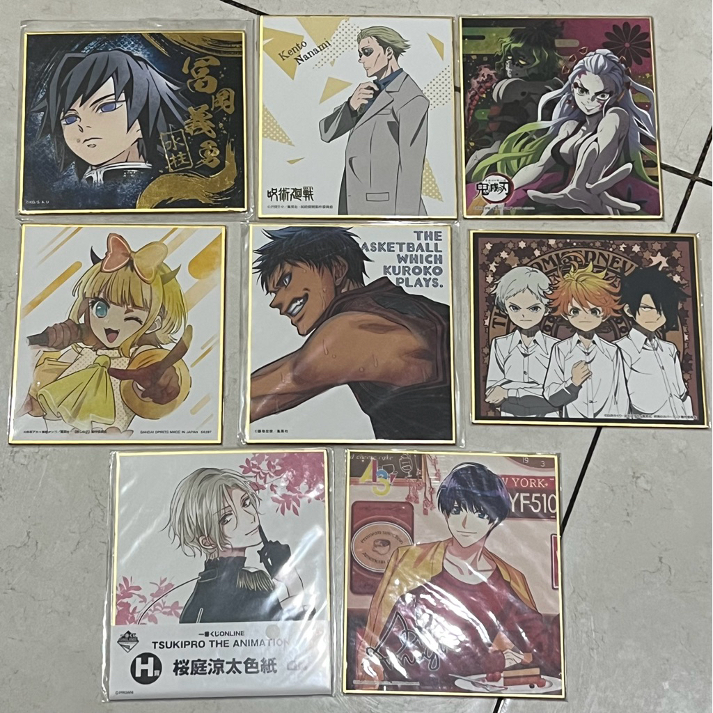 Shikishi Original Giyu Tomioka Demon Slayer, Nanami Kento Jujutsu ...