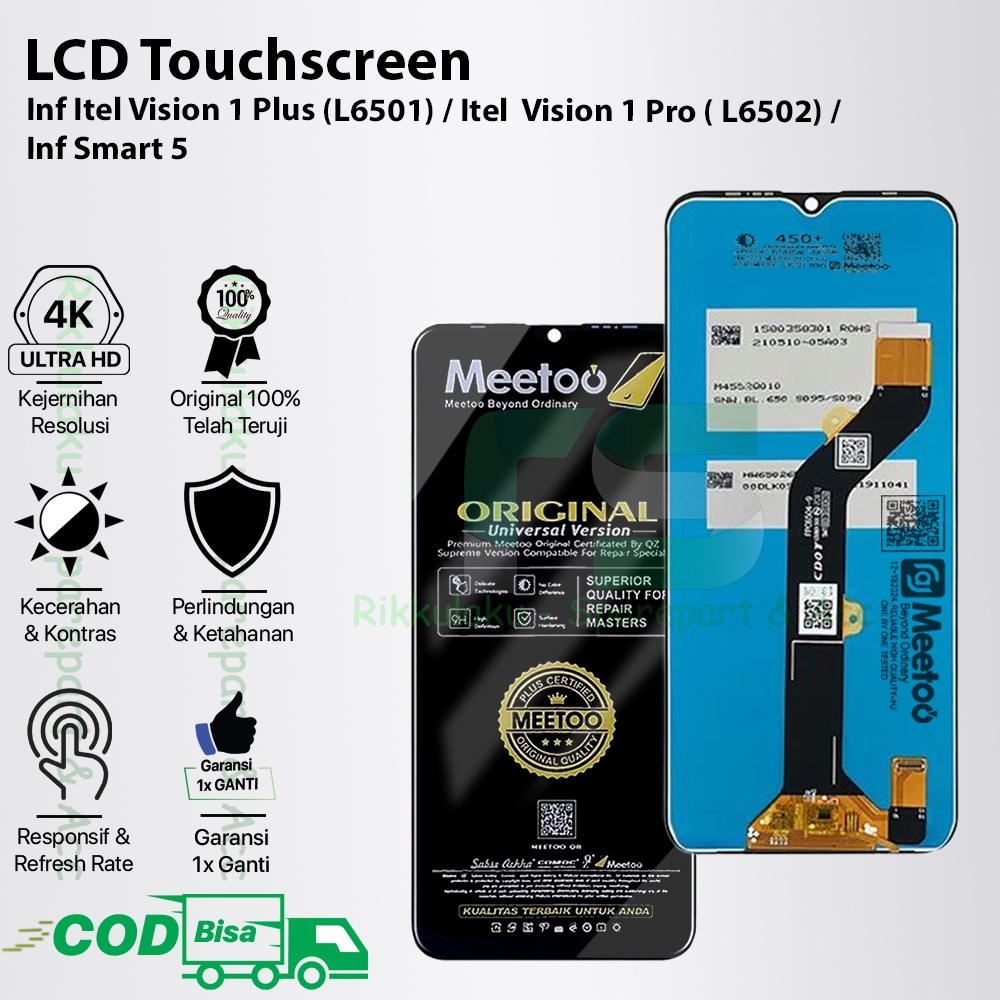LCD Touchscreen Itel Vision 1 Plus (L6501) / Vision 1 Pro (L6502 ...