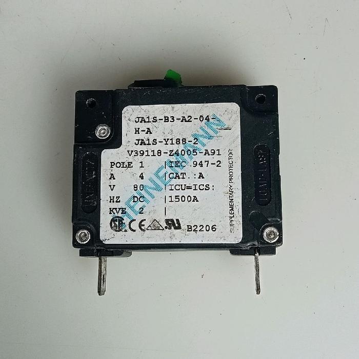 MCB DC EATON SA Switzerland JA1S-B3-A2-04-HA / MCB 4A 80V DC | Shopee ...