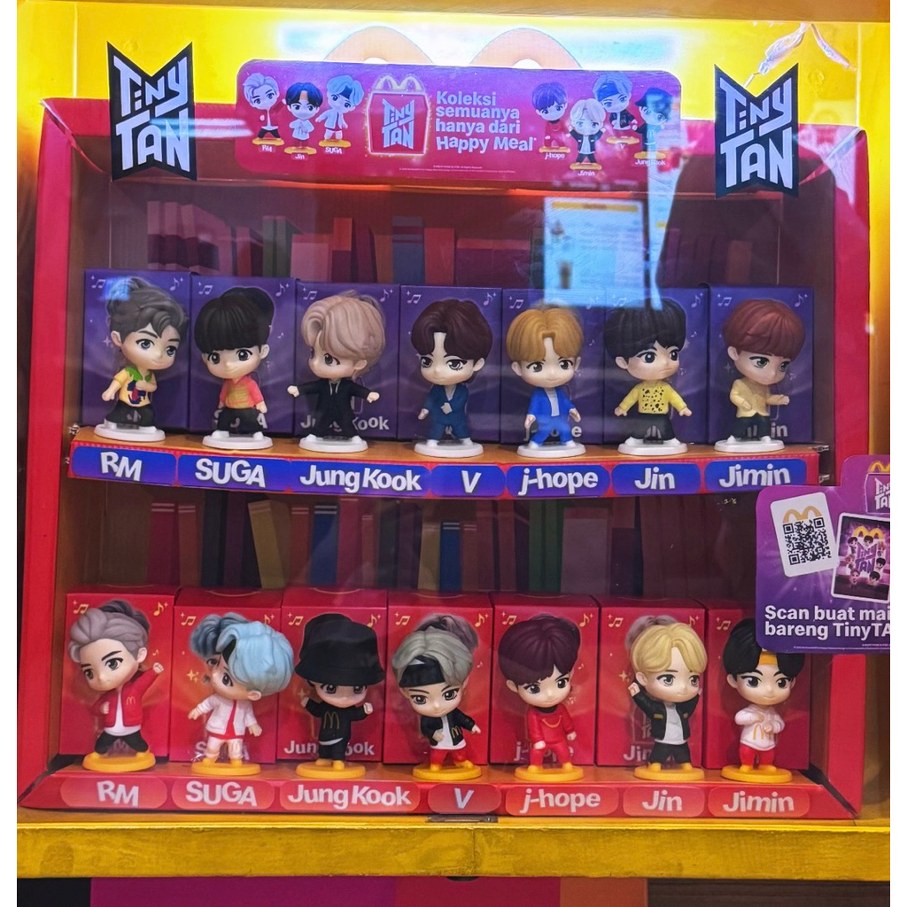HAPPY MEALS MCD TINYTAN FIGURE BTS ORIGINAL BLINDBOX | Shopee Malaysia