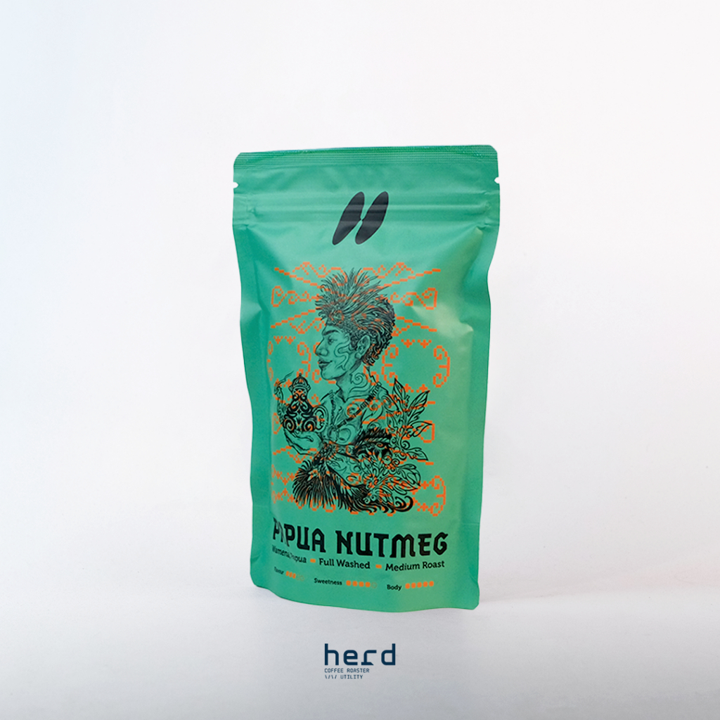 Herd Coffee Roaster Papuan Arabica Coffee Nutmeg 150 Gram Single Origin ...
