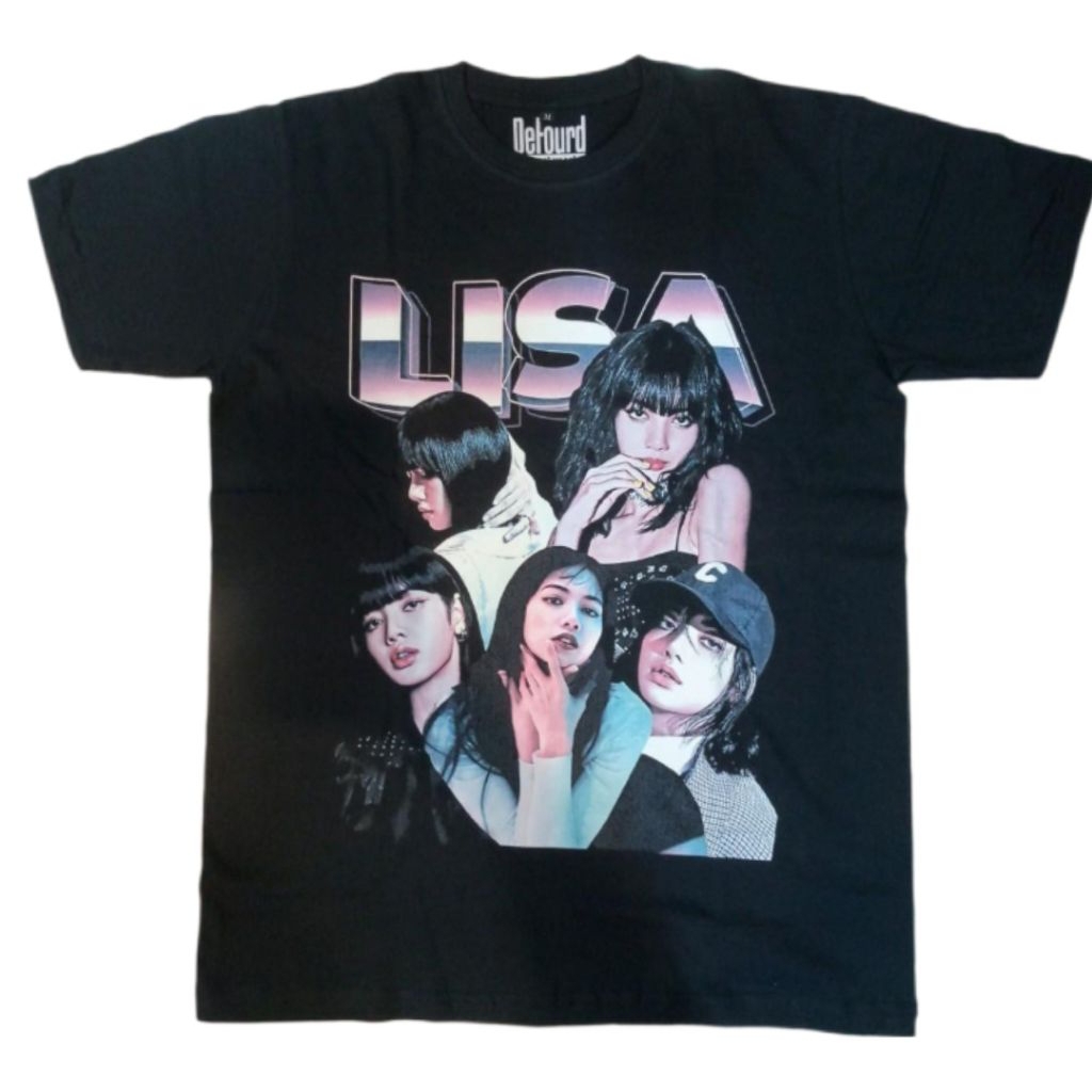 Lisa BlackPink K-Pop Idol T-shirt/BlackPink Lisa Manobal Unisex/ Cotton ...