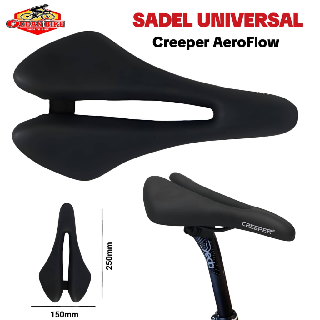 CREEPER Saddle Bicycle Road Roadbike Mtb 150MM Aero Flow | Shopee Malaysia