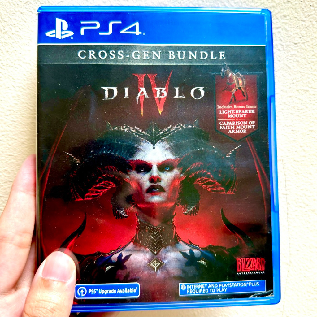 Cassette Ps4 Ps5 Diablo IV Diablo 4 Diablo4 CD Disc Game Playstation Ps ...