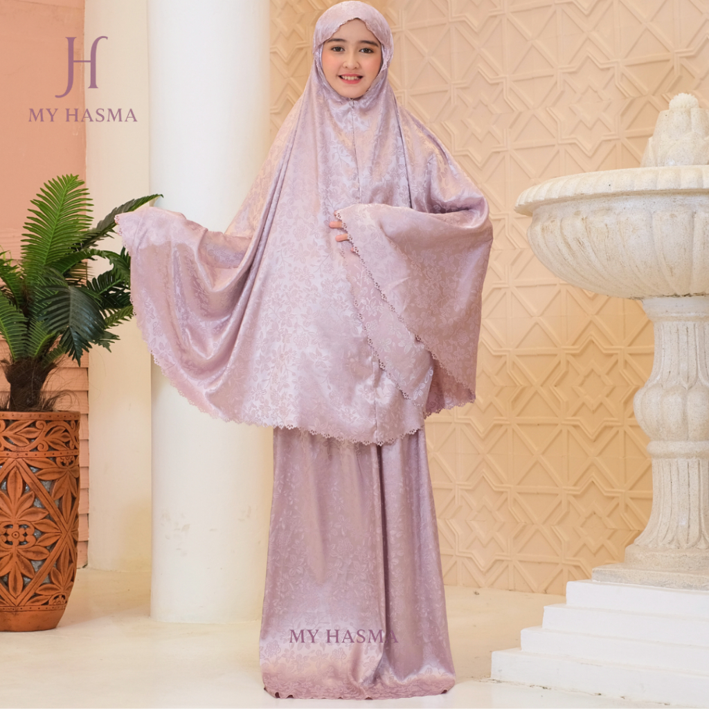 MY HASMA - Lula Series Hasma 2-in-1 Silk Jacquard Children's Prayer ...