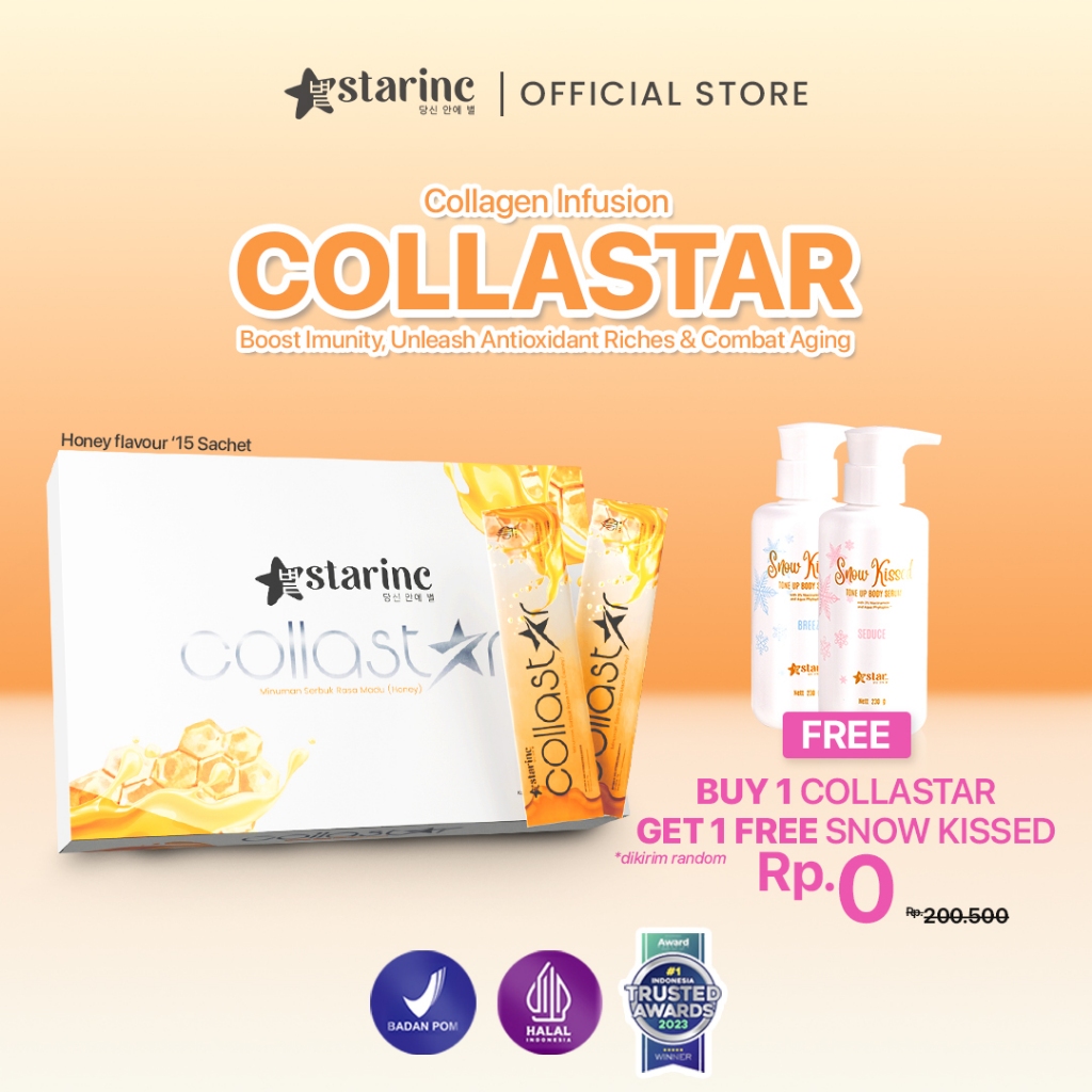 Collastar HONEY 15 Sachets Collagen Drink With Salmon Extract Saffron ...