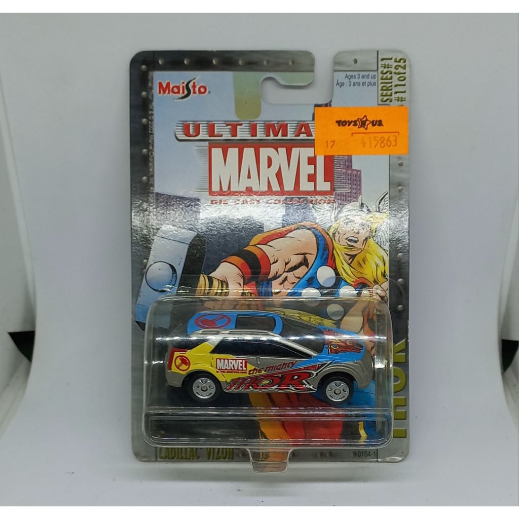 Maisto cadillac vizon ultimate marvel thor diecast 1/64 (t) | Shopee Malaysia