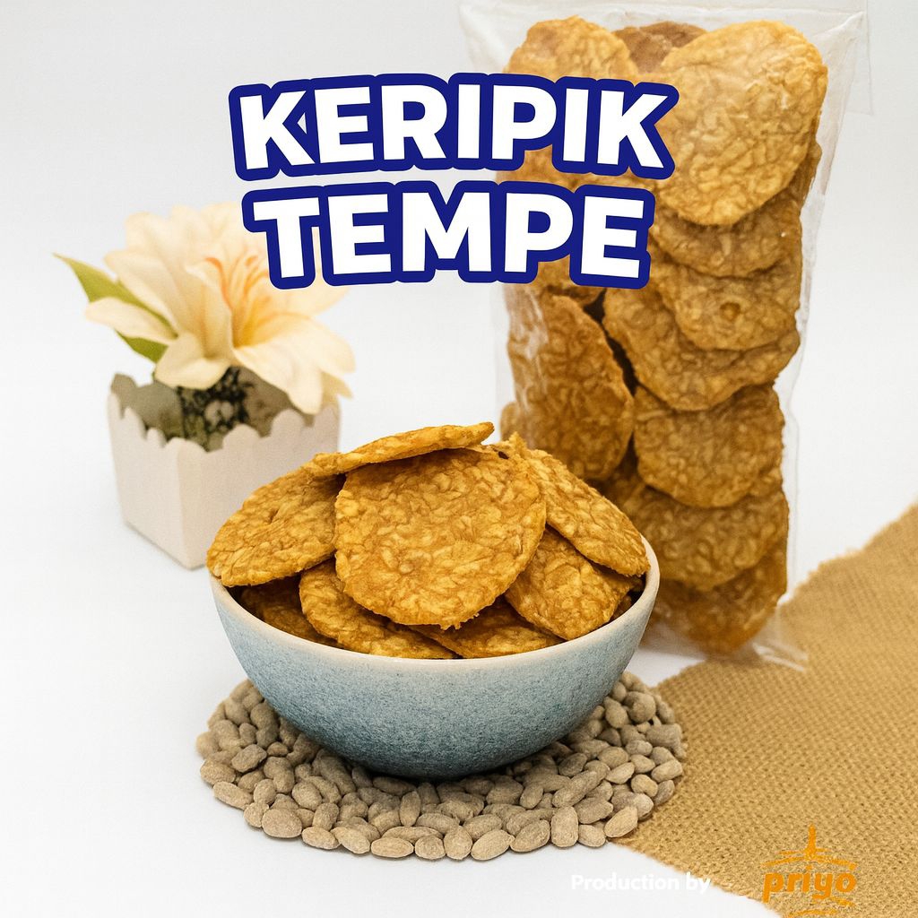 Original Crispy and Savory Tempeh Chips – Traditional Magelang Snack ...