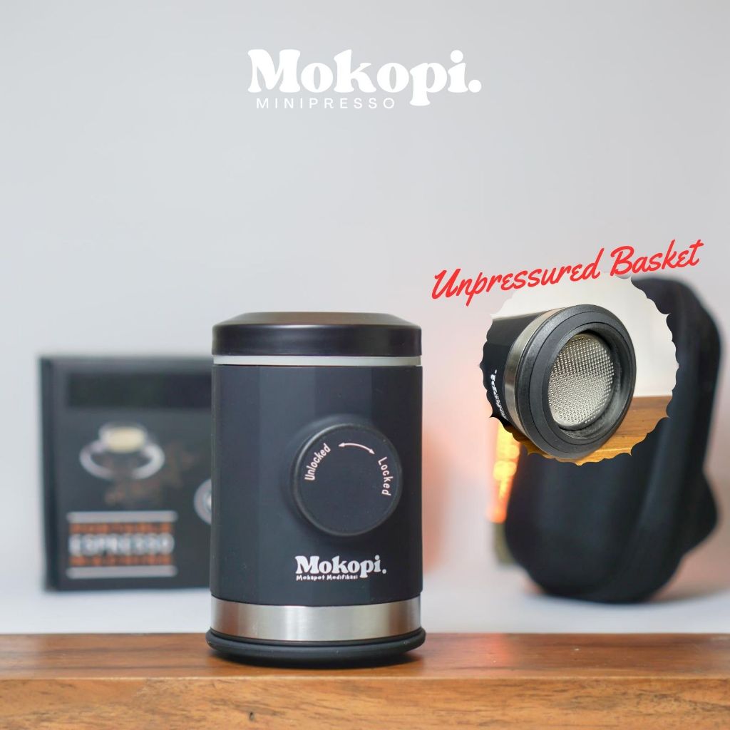 [mokopi] Minipresso espresso Maker V.2 Non-pressurized basket 51mm 2 ...