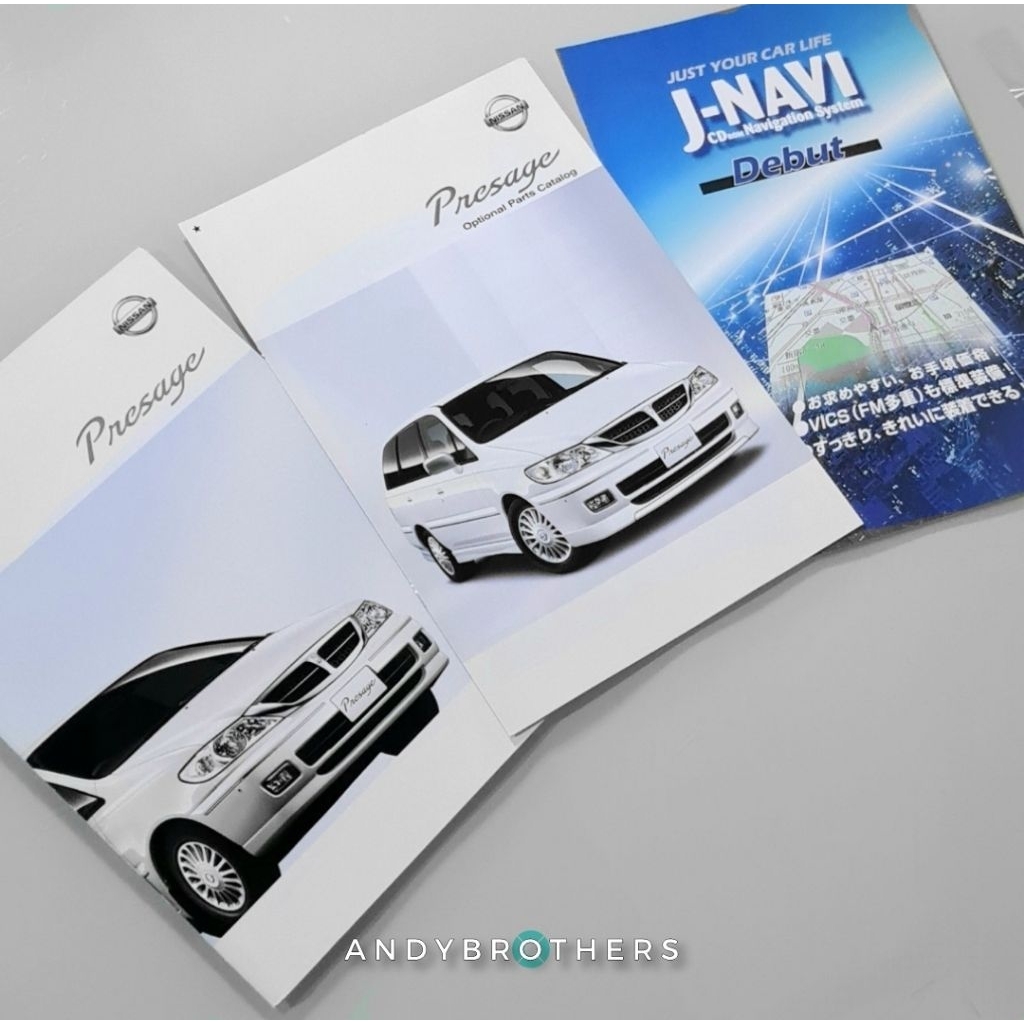 JDM Japan Book / Brochure / Catalog / Booklet - NISSAN PRESAGE 1998 ...