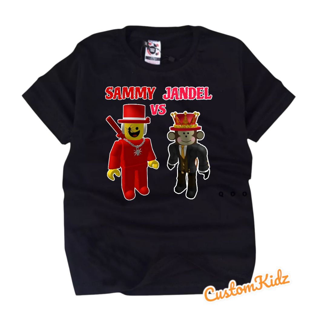 CHILDREN'S CLOTHES CHILDREN'S T-SHIRTS TEAM SAMMY VS TEAM JANDEL ROBLOX ...