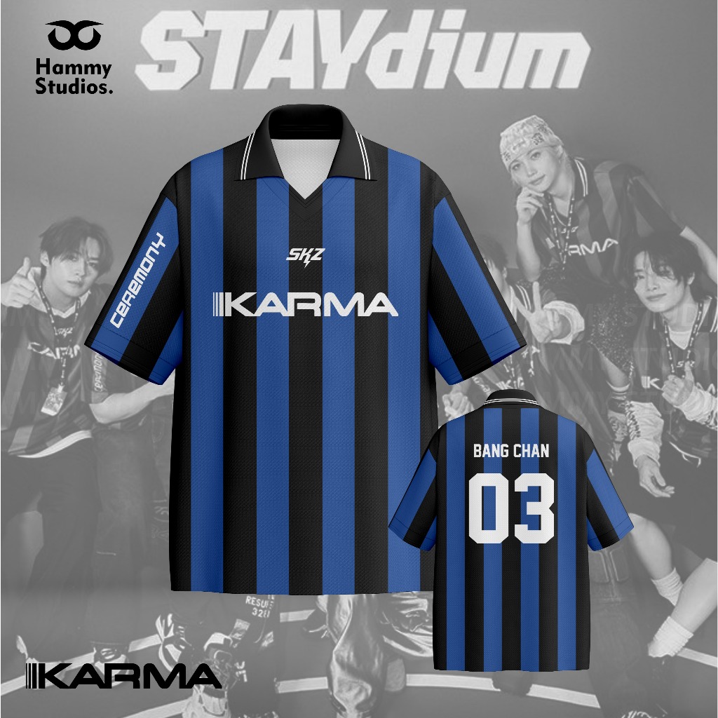 StrayKids Karma unisex oversize Jersey, SKZ straykids Concert Tour ...