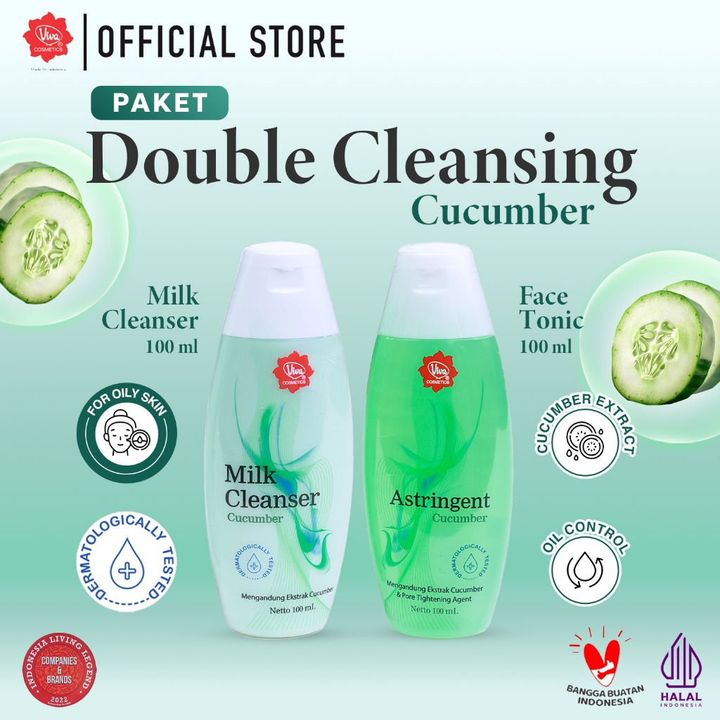 Package_Double_Cleansing_Cucumber - Viva Milk Cleanser Cucumber ...