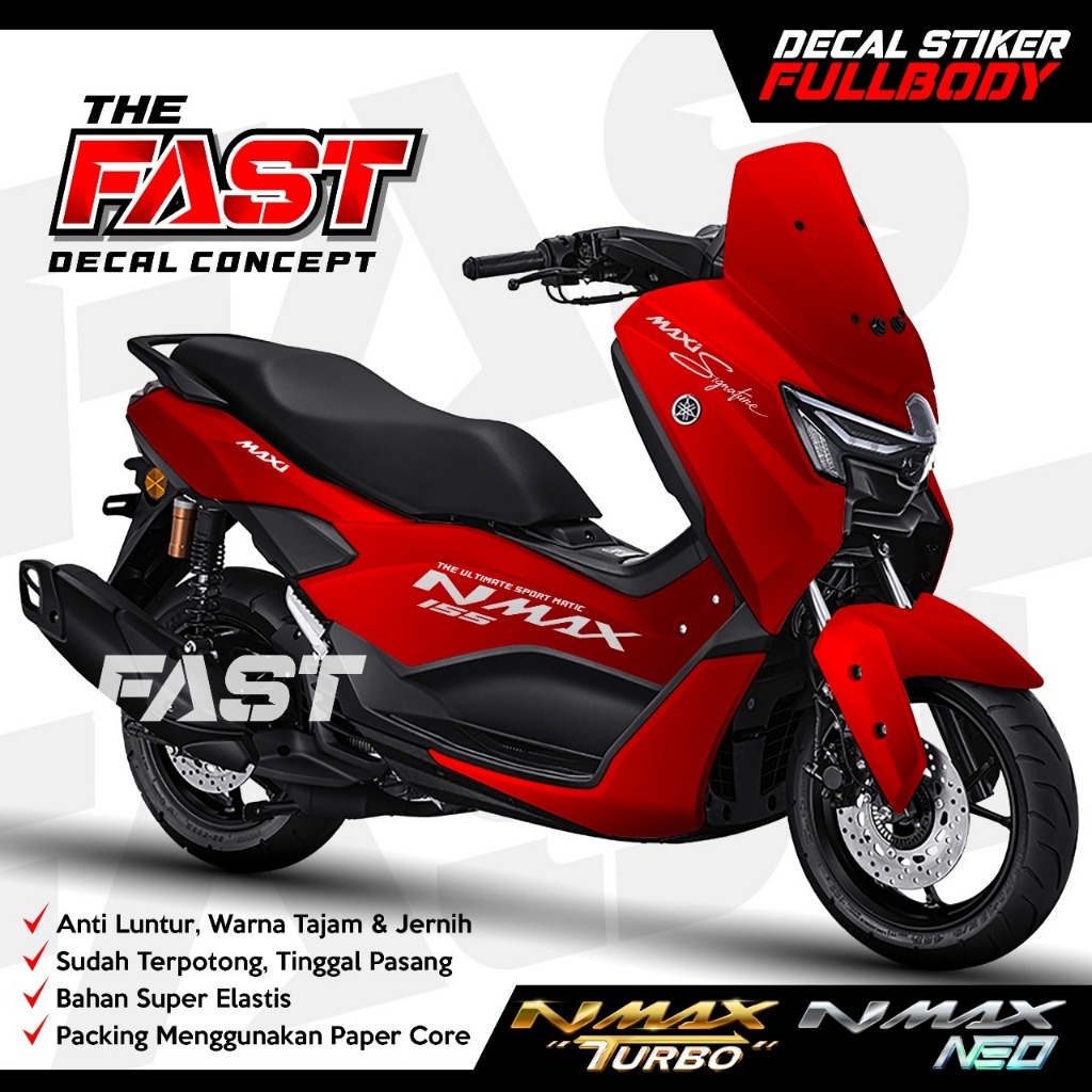 Latest NMAX TURBO Decals NMAX TURBO Stickers - NEO 2024 Fullbody_Borok ...