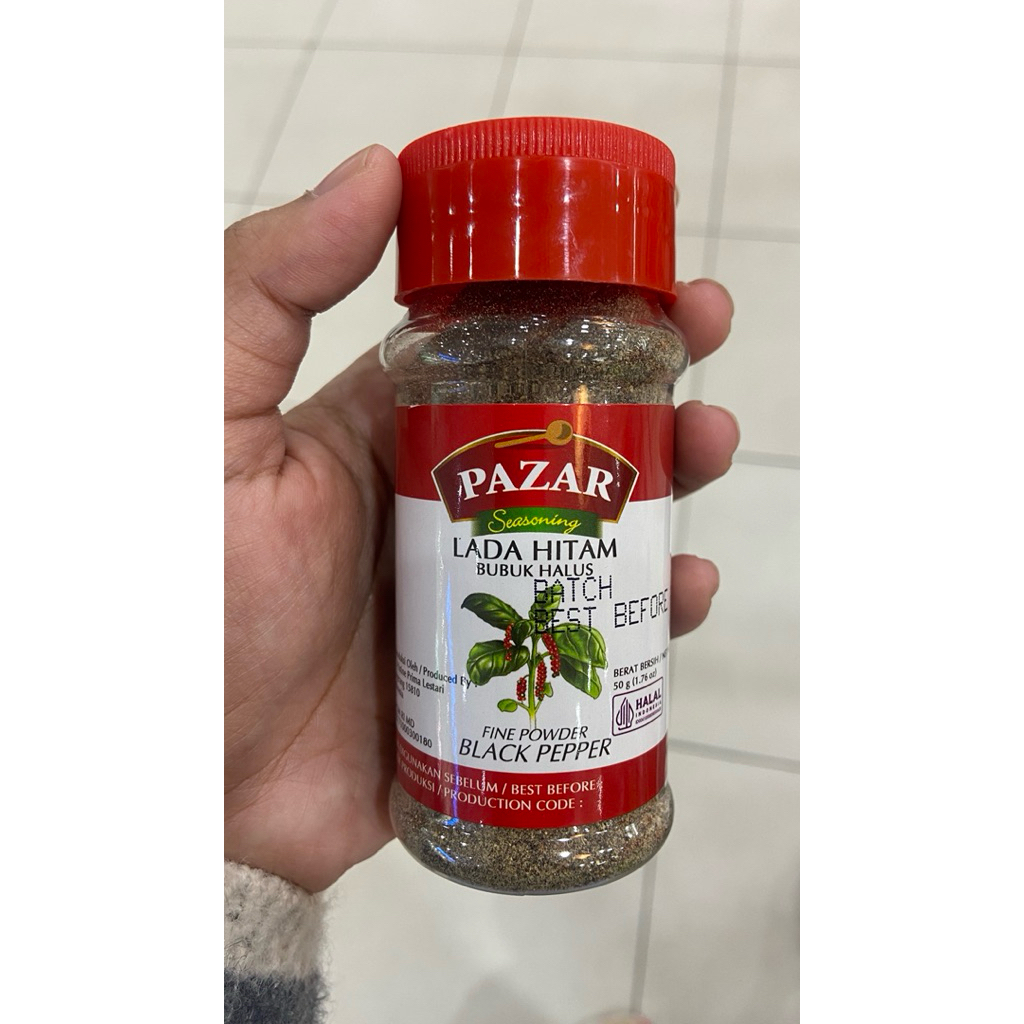 Lada Putih/ Hitam Bubuk | Pazar (50g) Rempah | Shopee Malaysia