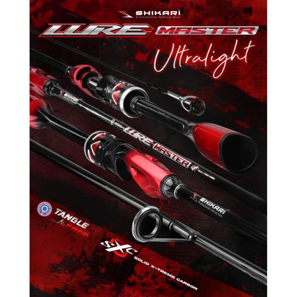 UL SHIKARI LURE MASTER 210 2-6 LB ROD UL JS SOLID CARBON/ | Shopee Malaysia