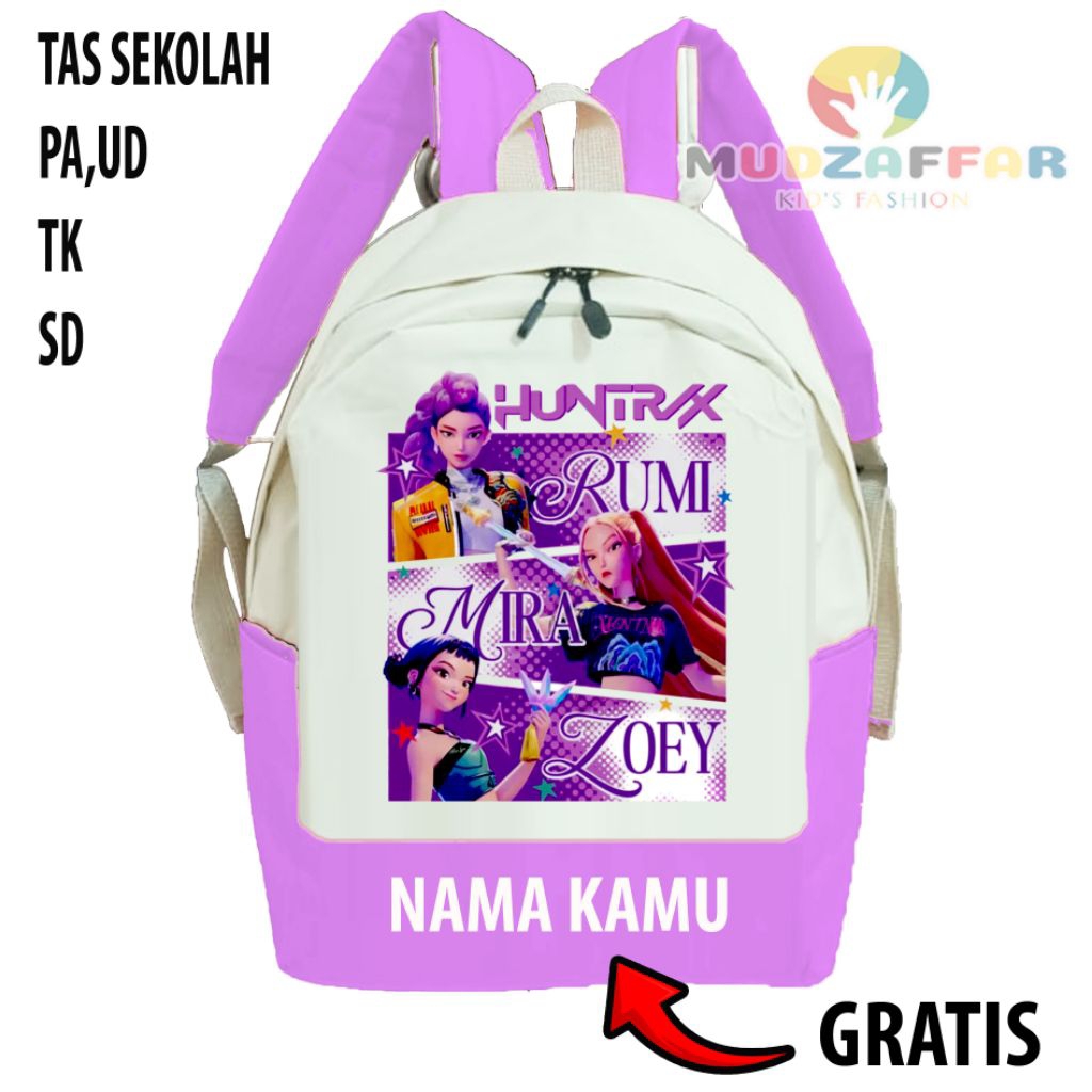 HUNTRIX KPOP DEMON HUNTERS CHILDREN'S BACKPACK HUNTRIX KPOP CHILDREN'S ...