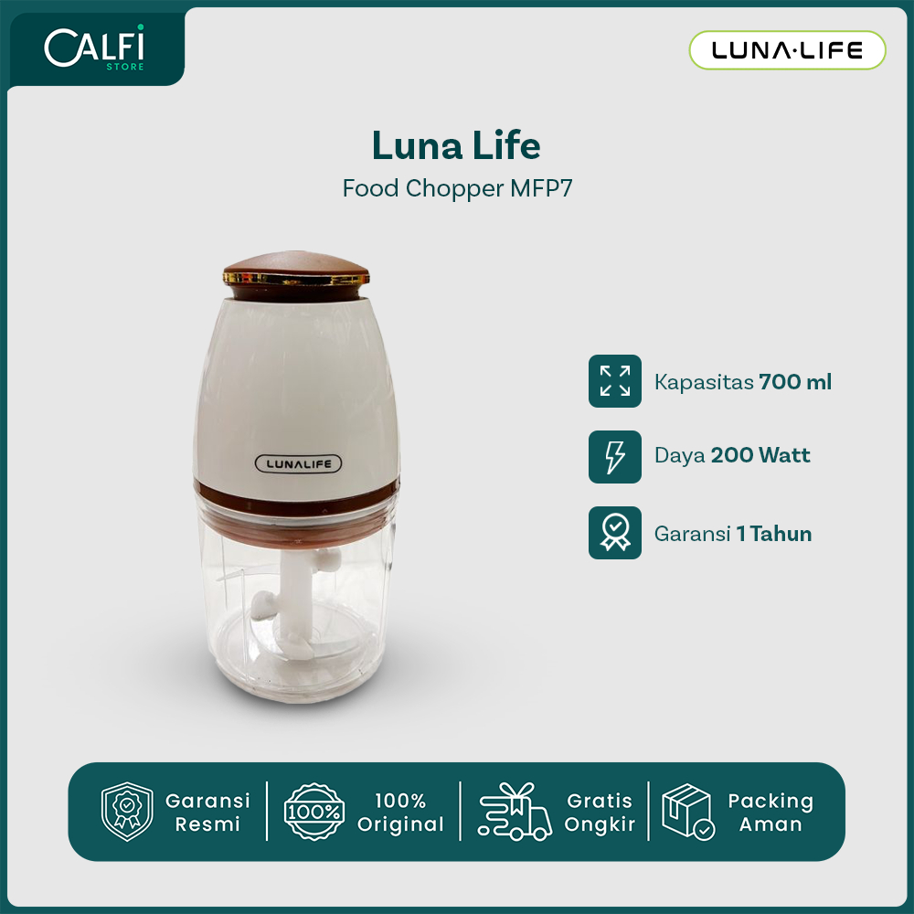 LUNALIFE Mini Chopper Spice Blender Capsule / Electric Chopper 700ml ...