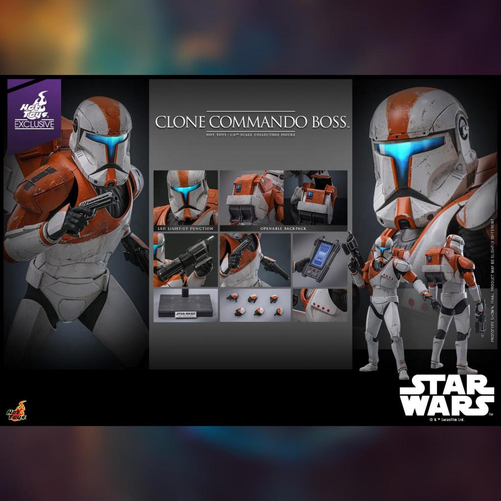 Hot Toys Clone Commando Boss - Hot Toys Exclusive 1/6 TMS151 Clone ...