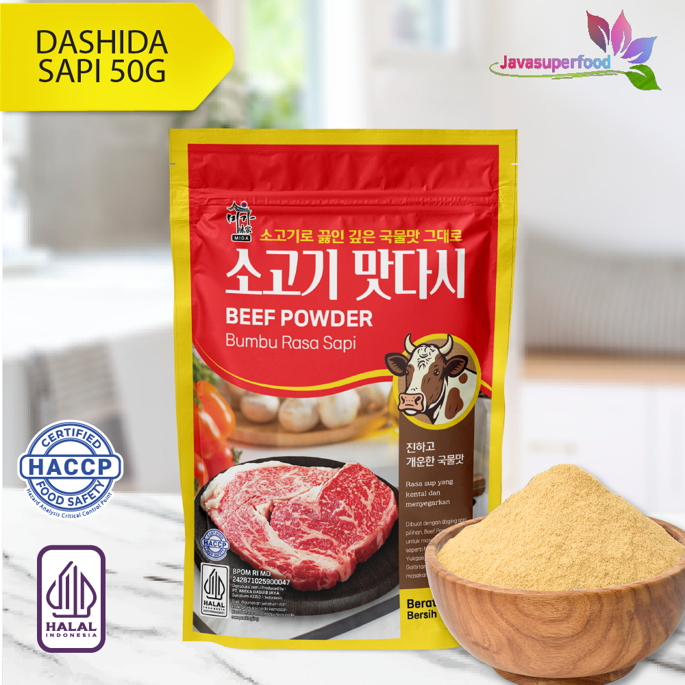 [HALAL] DASHIDA BEEF FLAVOR 50GR / SOGOGI DASHIDA SOUP STOCK / BEEF ...